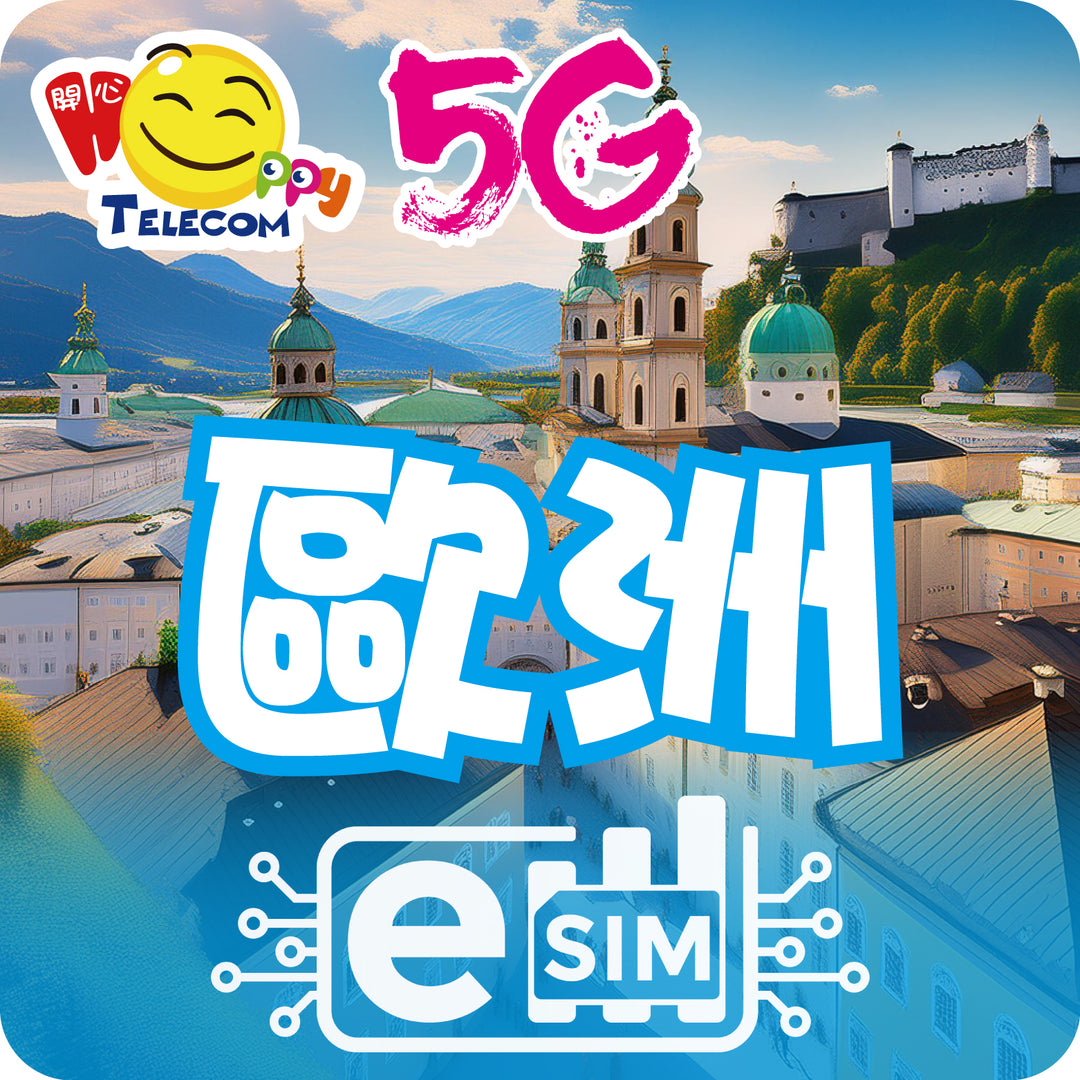 【Europe ESIM】5G Unlimited Data – Happy Telecom